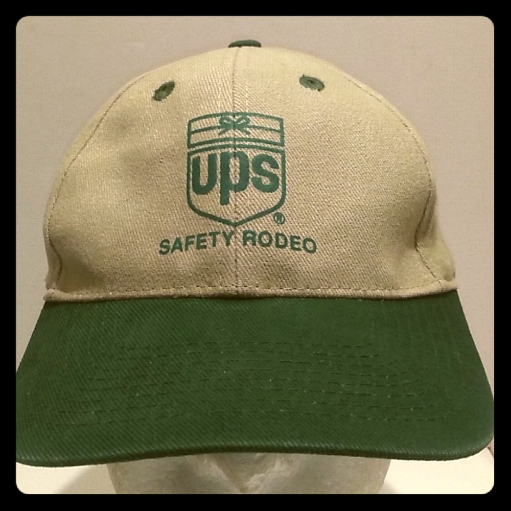 Ups Employee Safety Rodeo Strapback Hat Cap - Gem